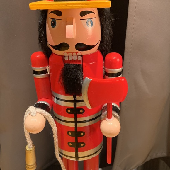 Holiday | Fire Fighter Nutcracker With Nice Detail | Poshmark